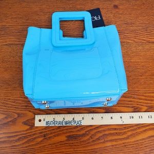 FFC | Bags | Ffc New York Turquoise Purse Double Square Handles | Poshmark